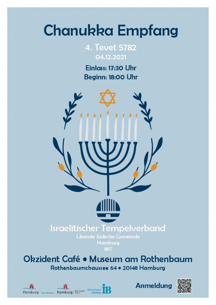 LJGH e.V.: Chanukka-Empfang am 4. Dezember 2021 – Raawi